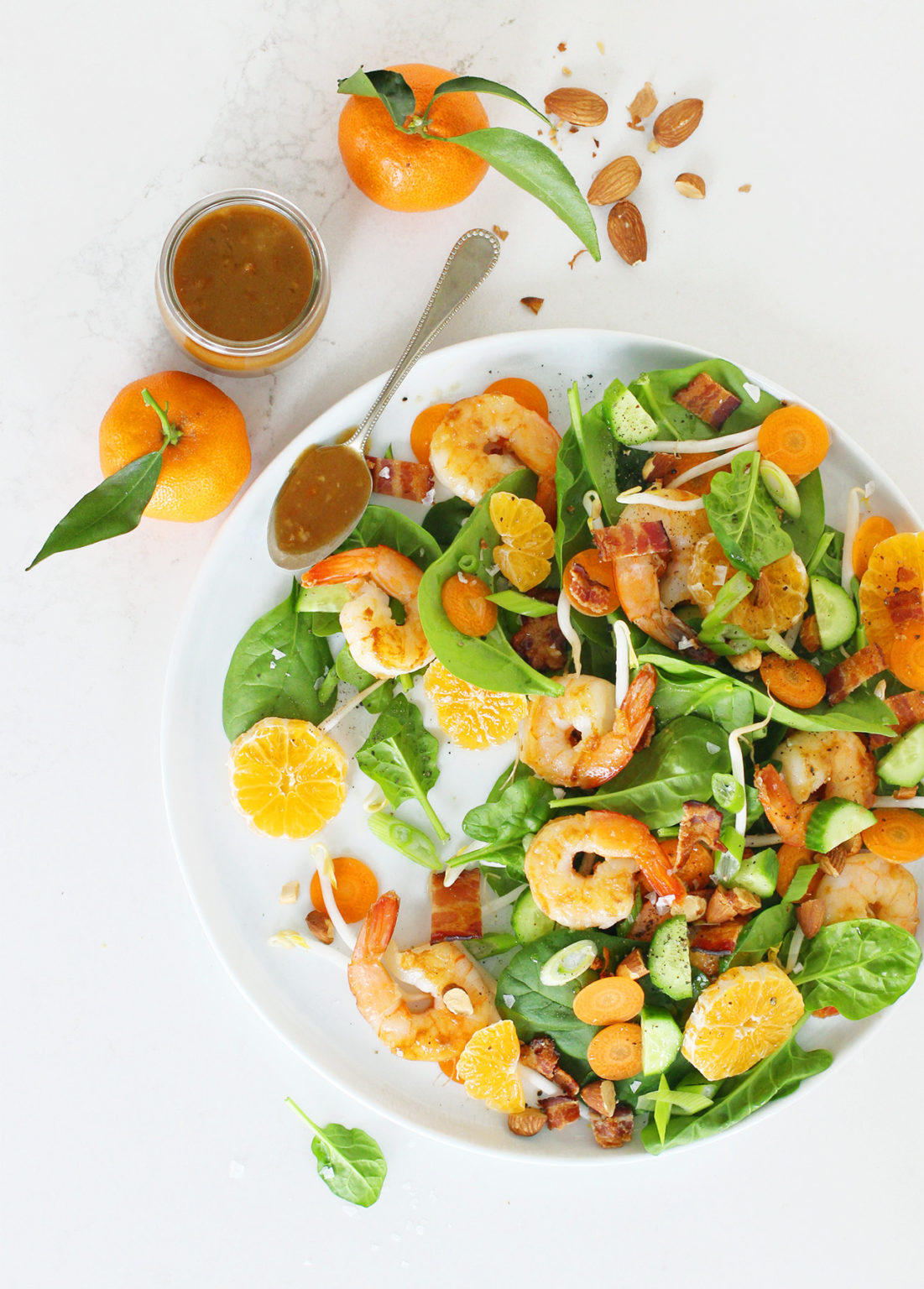 Marmalade Shrimp and Bacon Salad - Food Nouveau