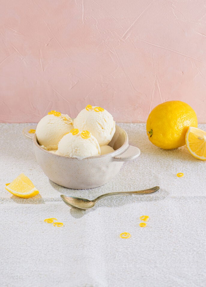 Homemade Lemon Gelato - Food Nouveau