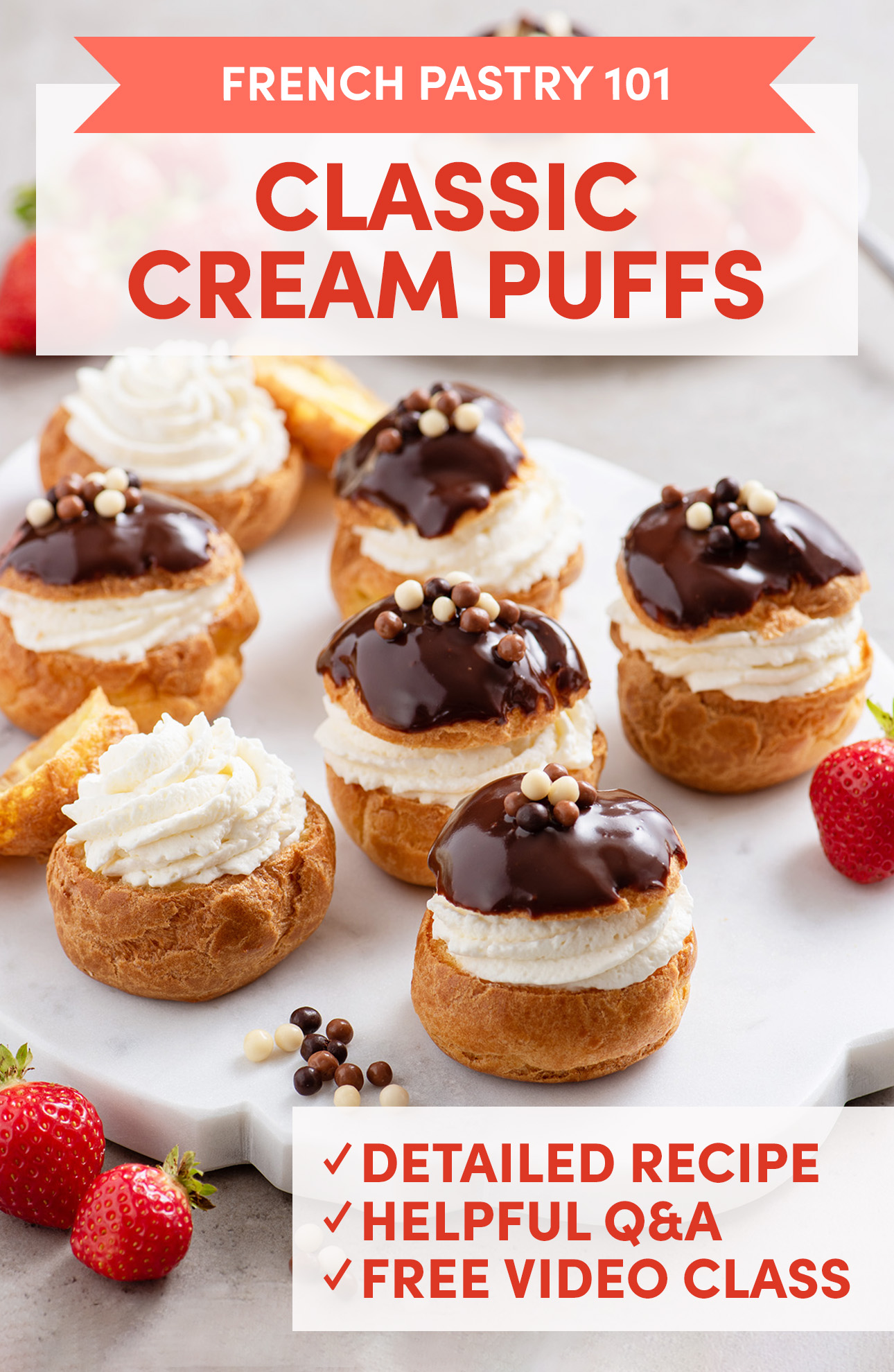 How to Make Classic Cream Puffs - Food Nouveau