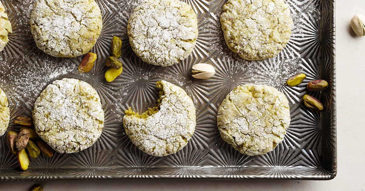 Soft Italian Pistachio Cookies (Paste di Pistacchio) - Food Nouveau